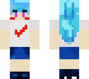Sky Fnf | Minecraft Skin