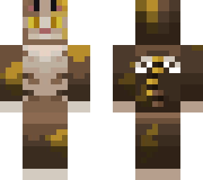 Tabby Cat with Bee Wings and Antennae | Minecraft Skin