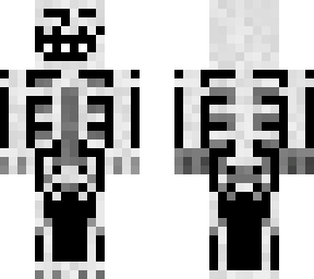 Skeleton Minecraft Face
