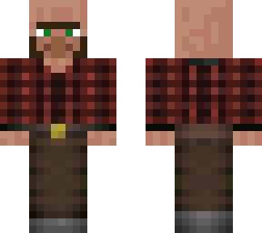 lumberjack villager | Minecraft Skins