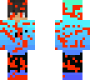 A Parody of my friend's skin | Evil Bloody Ryu [Request] | Minecraft Skin