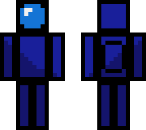 Blue Crewmate | Minecraft Skin