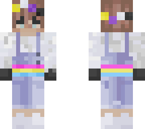pan and nonbinary girl | Minecraft Skin