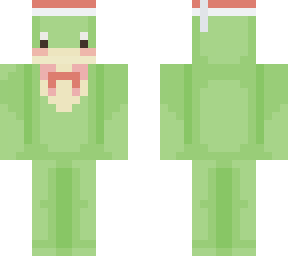 prudenceMC's froggy w/ hat and bows | Minecraft Skin