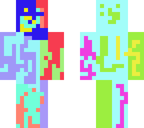 rainbow noob | Minecraft Skin