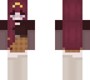 redhair moon girl aesthetic grunge | Minecraft Skins