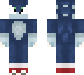 Sonic the werehog | Minecraft Skin