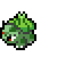 8 Bit Bulbasaur Minecraft