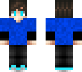 Cyan Boy Skin | Minecraft Skin