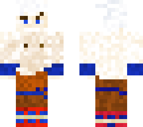 Goku ultra instinct | Minecraft Skin