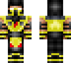 mk11 scorpion | Minecraft Skin