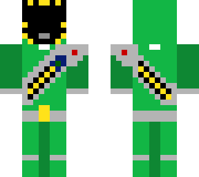 green power ranger | Minecraft Skins