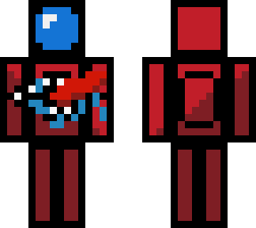 Red The Imposter | Minecraft Skin