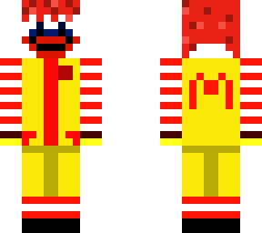Ronald Mcdonald | Minecraft Skins