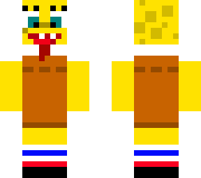 spongebob and walter the waiter skin im a goofy goober | Minecraft Skins