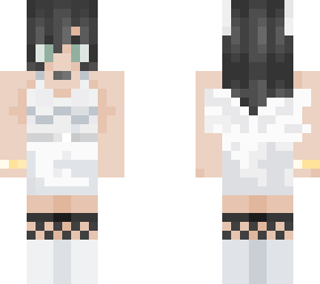 white corset dress v2 | Minecraft Skin