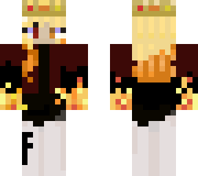 Blaze woman | Minecraft Skin