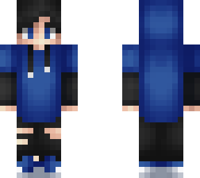Blue Hoodie boy | Minecraft Skin