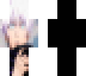 gojo face | Minecraft Skin