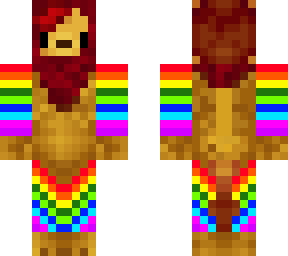 rainbow lion | Minecraft Skin