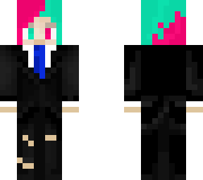 Split dye suit | Minecraft Skin