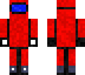 Among Us RED Imposter | Minecraft Skin