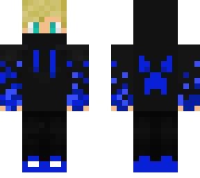 Blue Fire Boy | Minecraft Skin