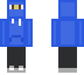 Blue Hoodie Boy | Minecraft Skin