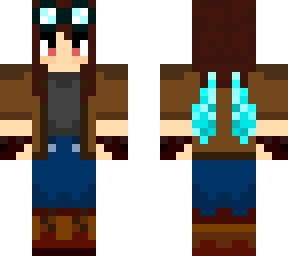 Bomber Girl Minecraft Skins