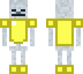 Golden Armor Skeleton V2 | Minecraft Skin