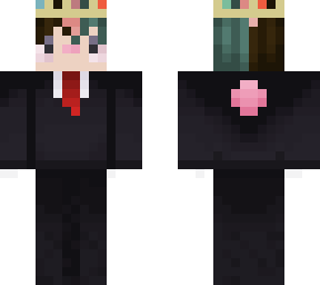 me irl in a suit :} | Minecraft Skin