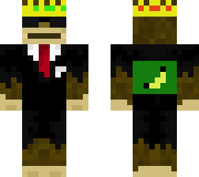 monkey with crown | Minecraft Skins