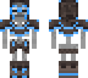 Netherite Armour Skeleton | Minecraft Skin