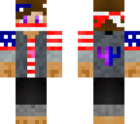 Patriotic A44Presto | Minecraft Skin