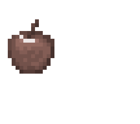 Pixel art netherite apple | Minecraft Skin