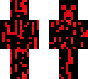 Red Creeper by Power | Minecraft Skin