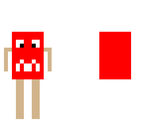 Red M&M | Minecraft Skin