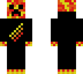 TBNRfrags fire hoodie | Minecraft Skin