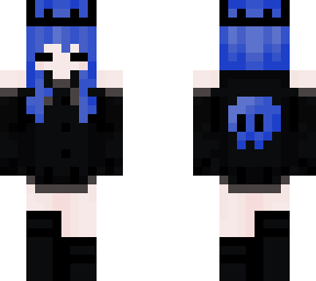 blue menhera | Minecraft Skin