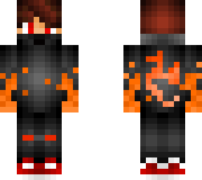 fire gamer boy | Minecraft Skin