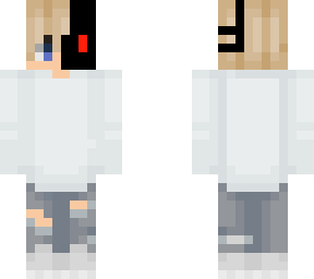 Half Corrupted Boy :) | Minecraft Skin