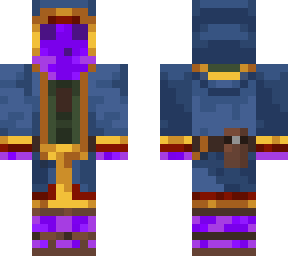 purple slime - wandering trader | Minecraft Skin