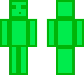 green slime man | Minecraft Skin
