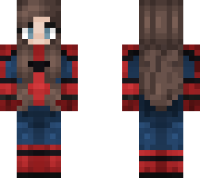 Hee hee spider woman | Minecraft Skin