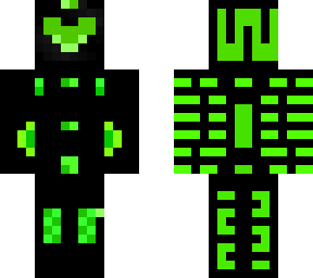 lime green robot boy | Minecraft Skin