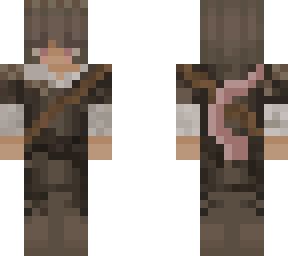 Medieval Rat Girl for Kingdom SMP player ratkinapkin | Minecraft Skin