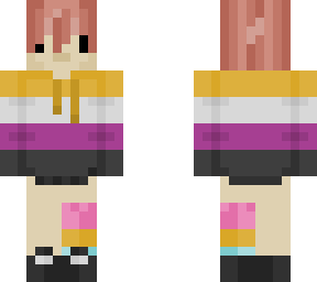 Pan and Nonbinary | Minecraft Skin