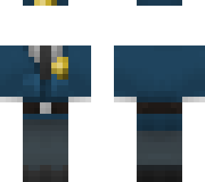 Police Suit Template | Minecraft Skin