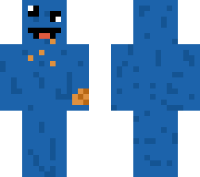 Derp cookie monster | Minecraft Skin