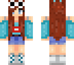 GNF inspired girl skin | Minecraft Skin
